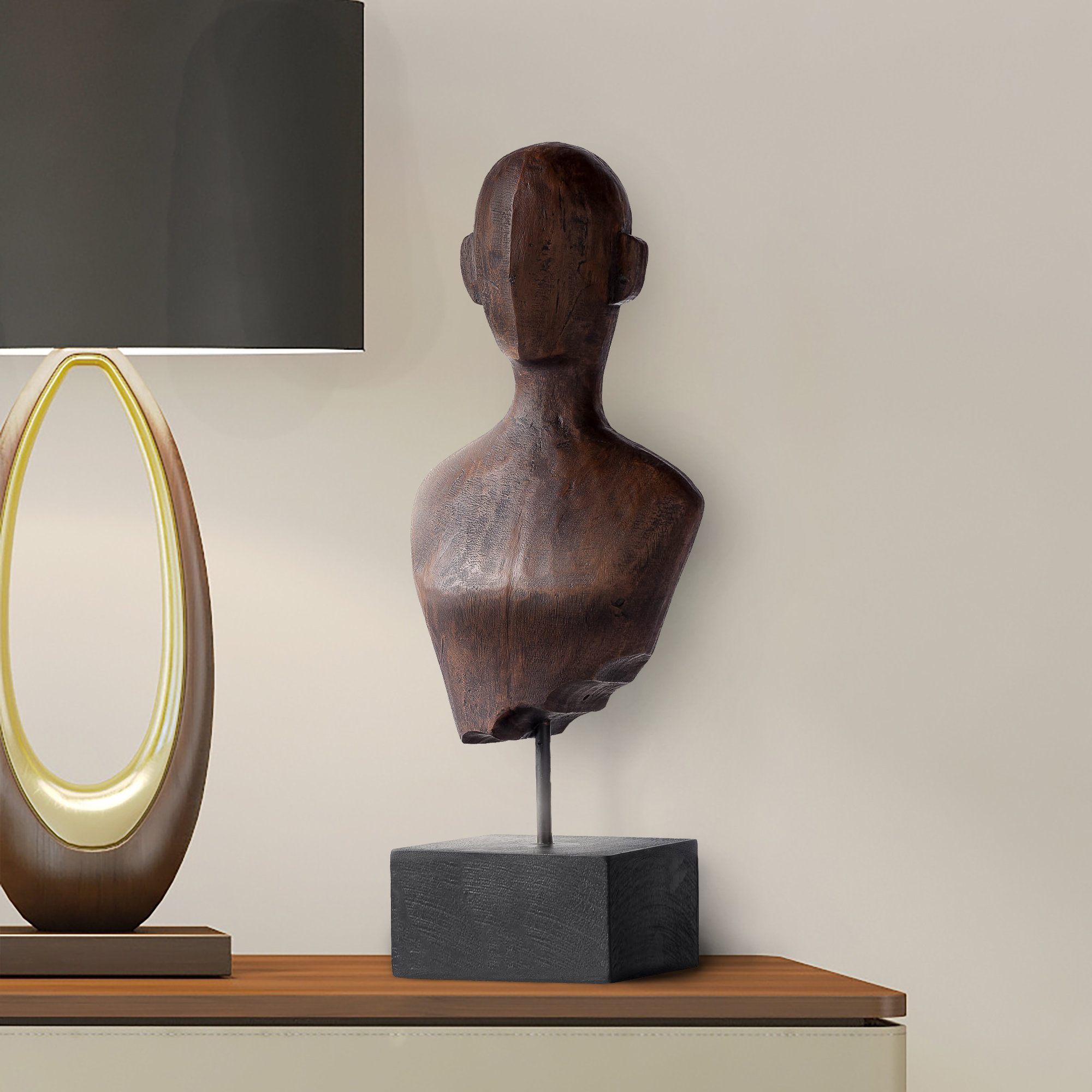 Orren Ellis Peel Handmade People Bust & Reviews | Wayfair