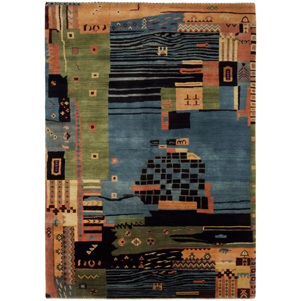 Shalom Brothers Gabbeh Hand-Knotted Area Rug | Perigold