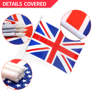 ANLEY British Union Jack UK Mini Flag Hand Held Small Miniature Great ...