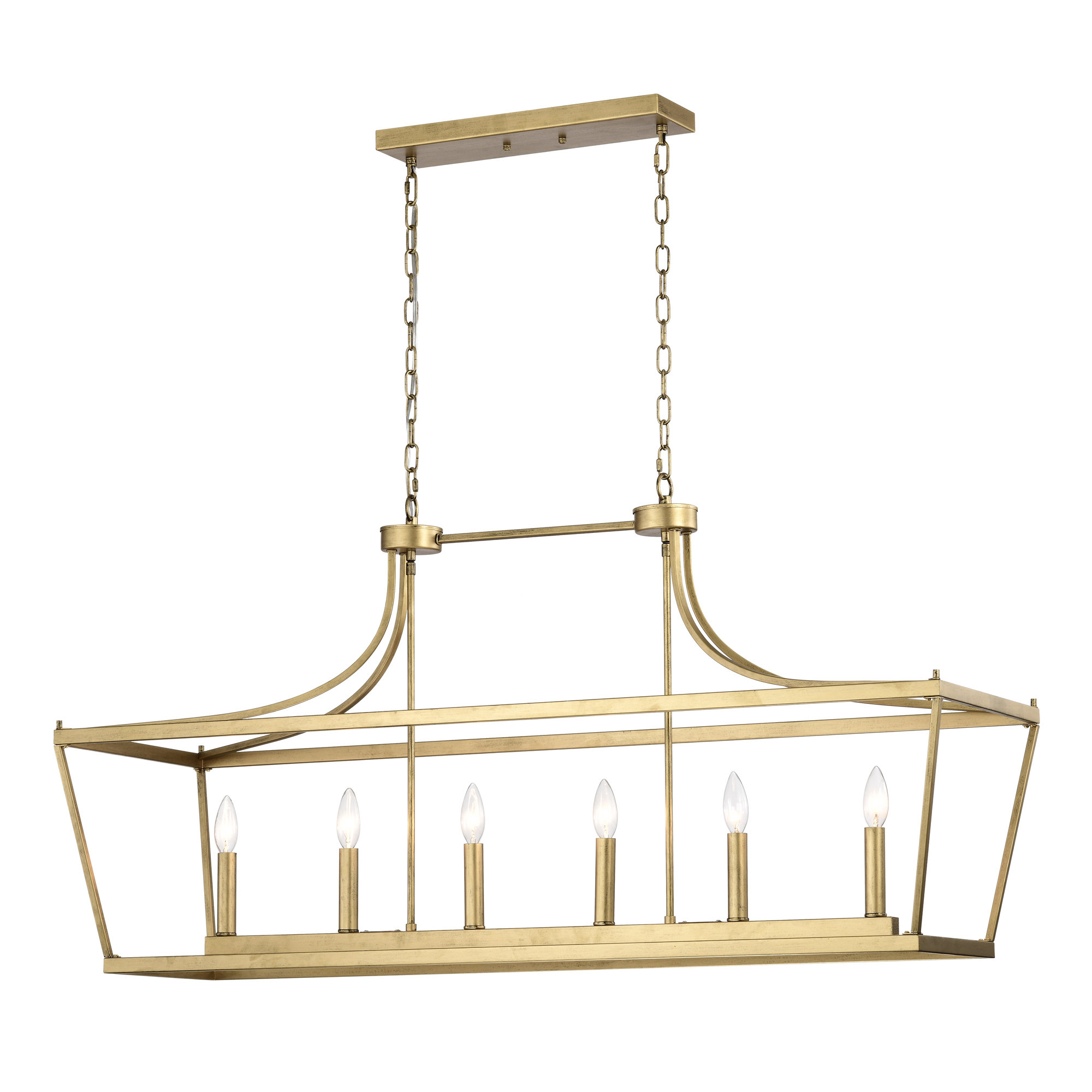 Mercer41 Girardo 6 - Light Caged Square Chandelier | Wayfair