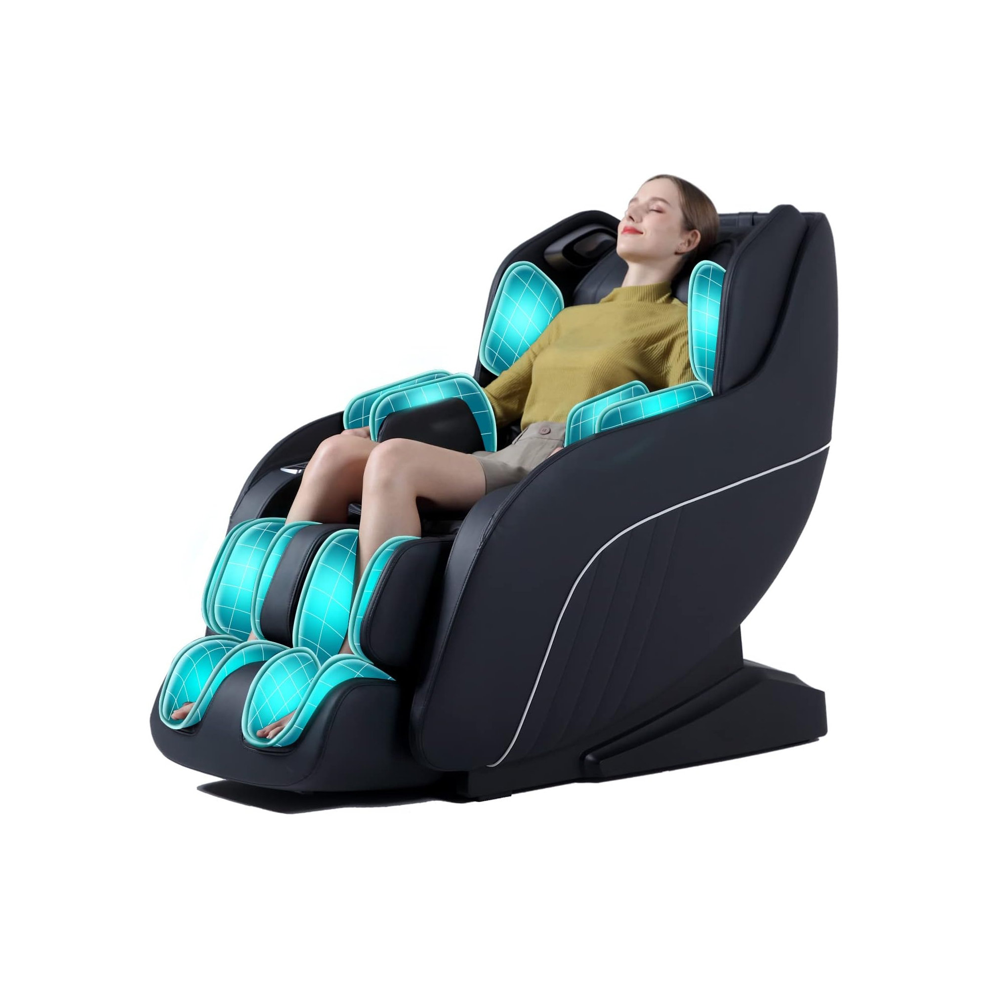 Inbox Zero SL Track Full Body Massage Chair With Ai Voice Control ...