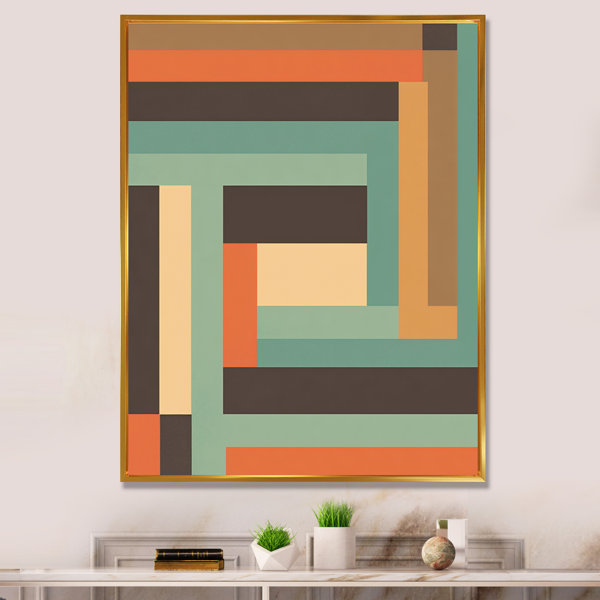 DesignArt Vintage Mid-century Graphics V " Vintage Mid-century Graphics ...