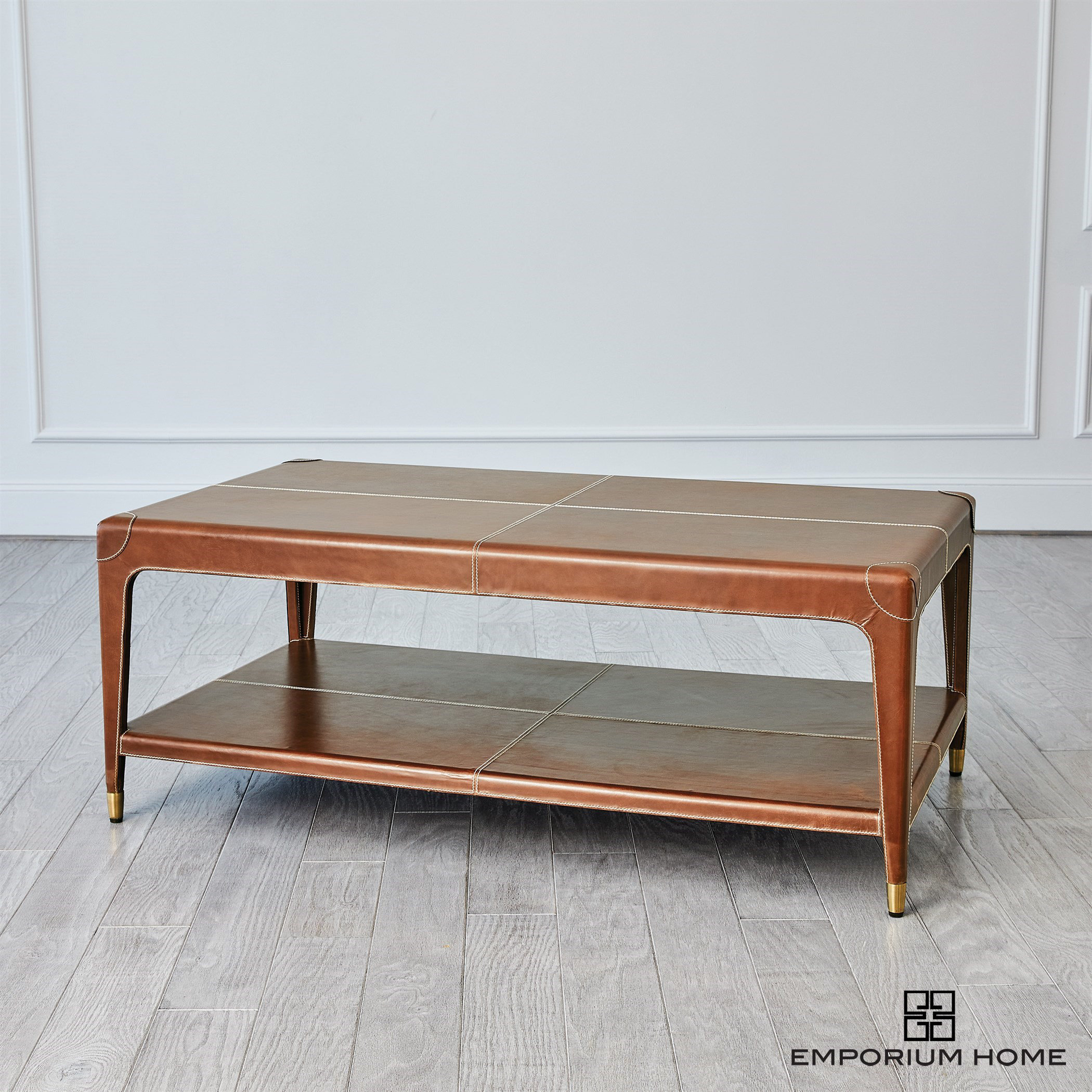 Signature III Emporium Home Tiburtina Cocktail Table-Saddle | Perigold