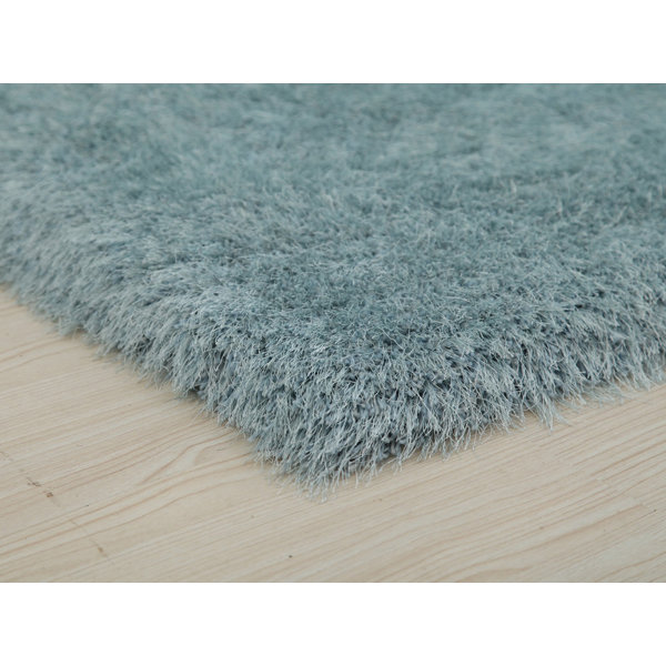 Ebern Designs Kiesel Performance Light Blue Rug & Reviews | Wayfair