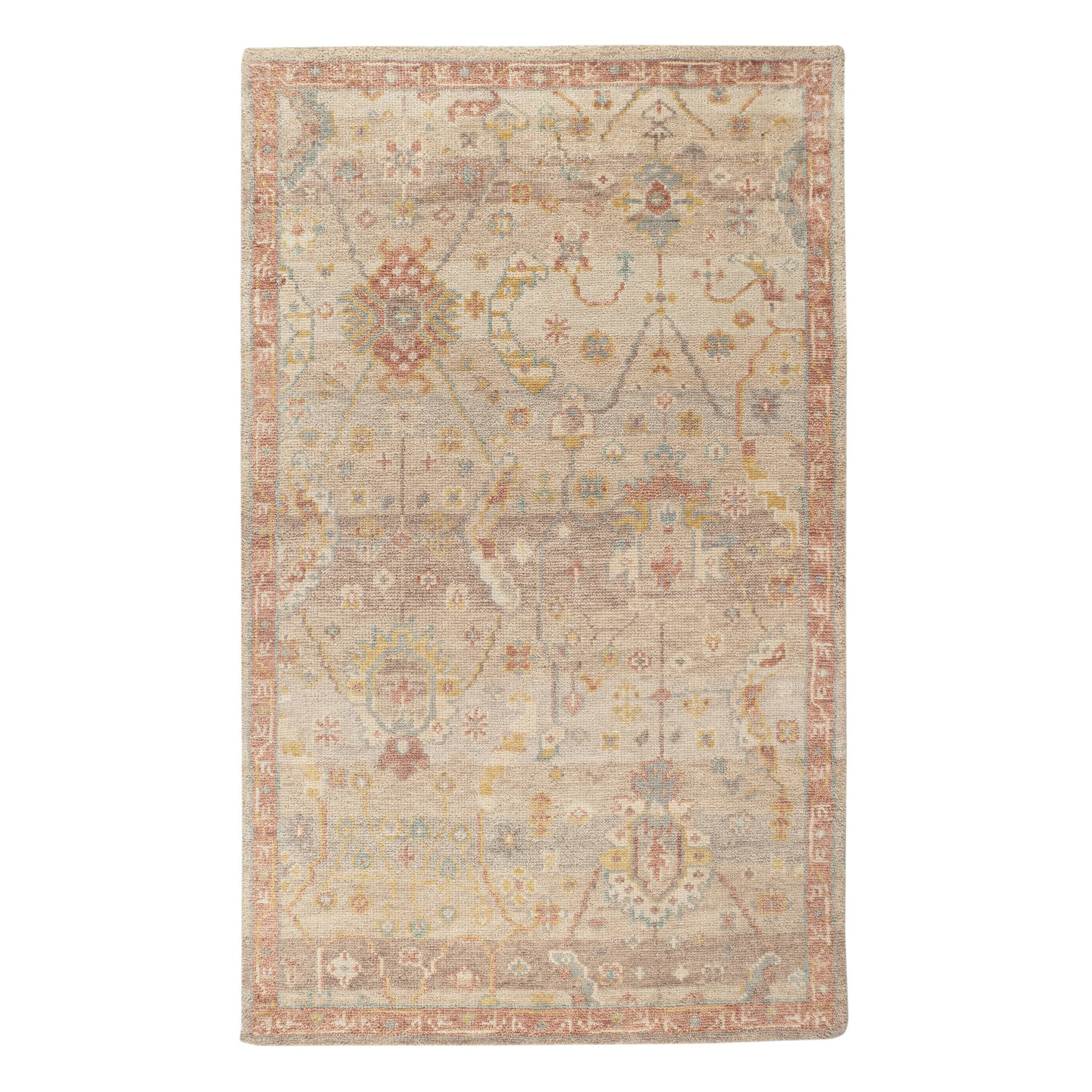 Dash and Albert Rugs Nora Hand Knotted Wool Oriental Area Rug in Gray ...