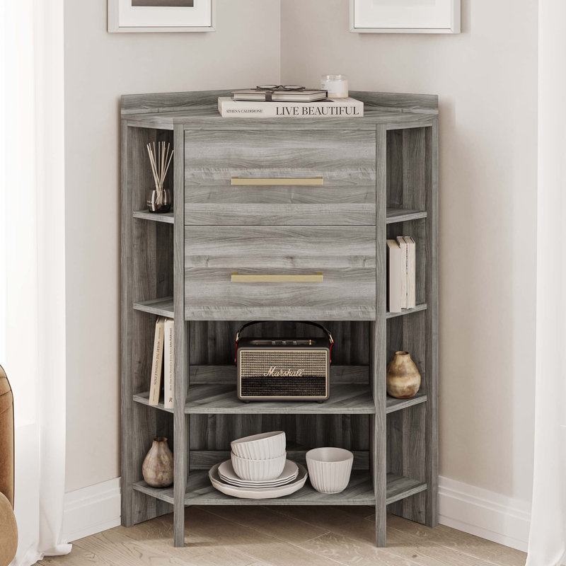 Latitude Run® Madelin 1 - Drawer Corner Accent Chest 45'' H & Reviews ...