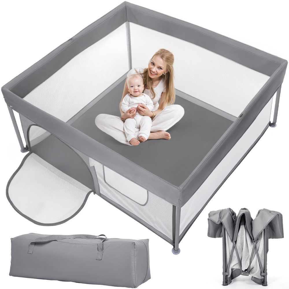 Toocapro Foldable Baby Playpen, 50"X50" Playpen For Babies Toddlers ...
