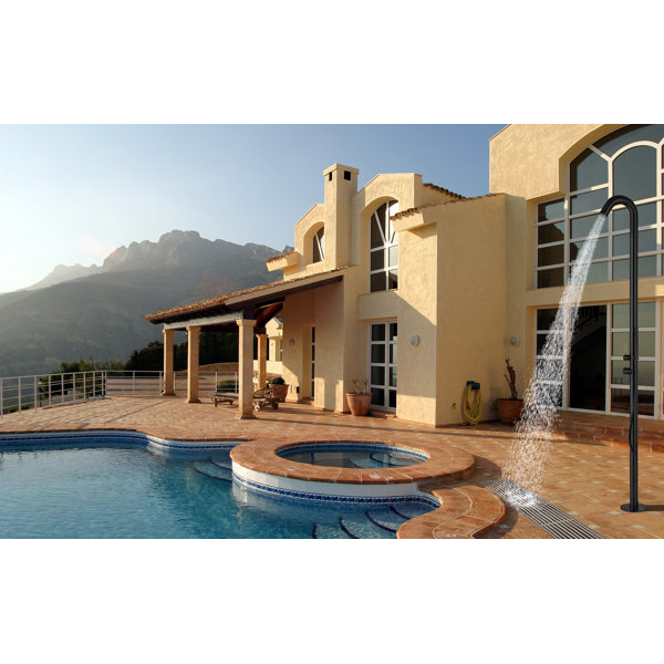 HEATGENE Stainless Steel Free Standing Outdoor Shower & Reviews | Wayfair