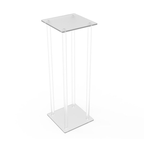 Latitude Run® Kammeron Tall Clear Acrylic Riser Transparent Plexiglass ...