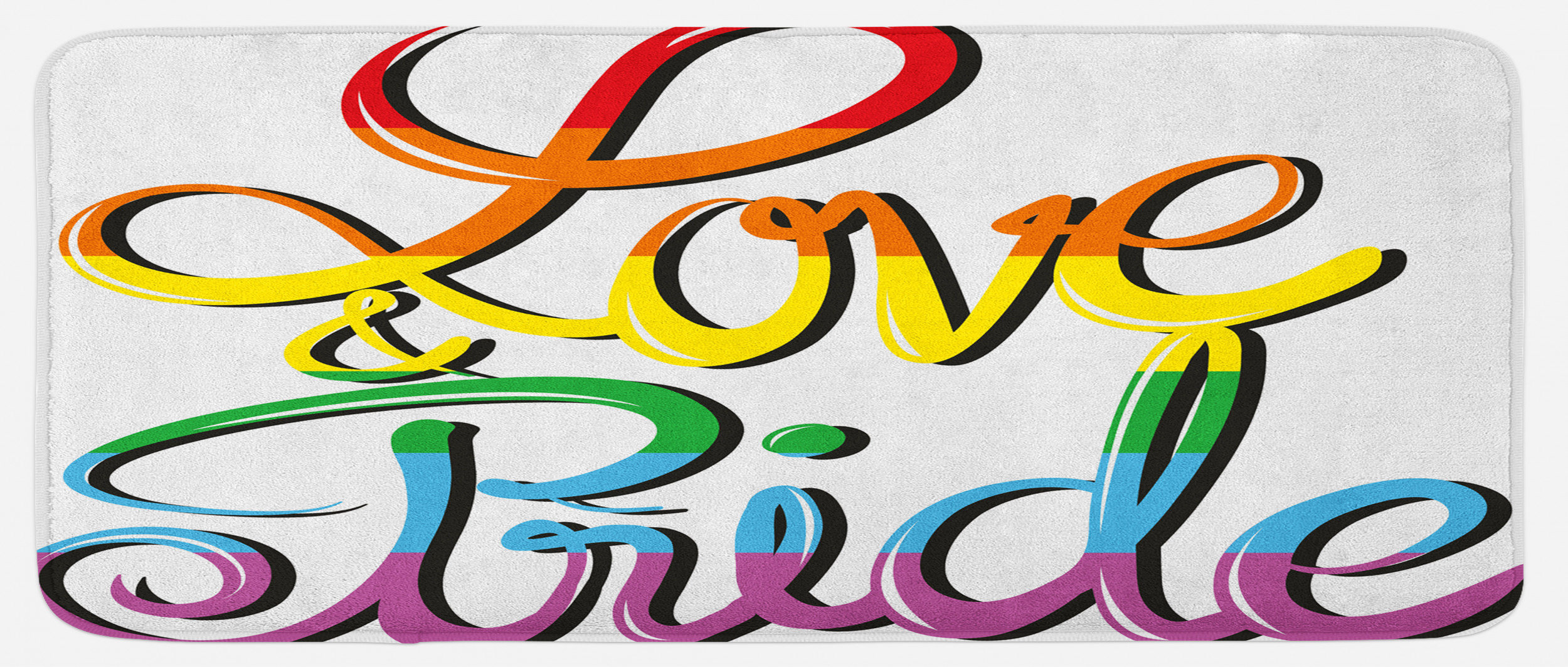 East Urban Home Love And Pride Text Design Lettering Calligraphy ...