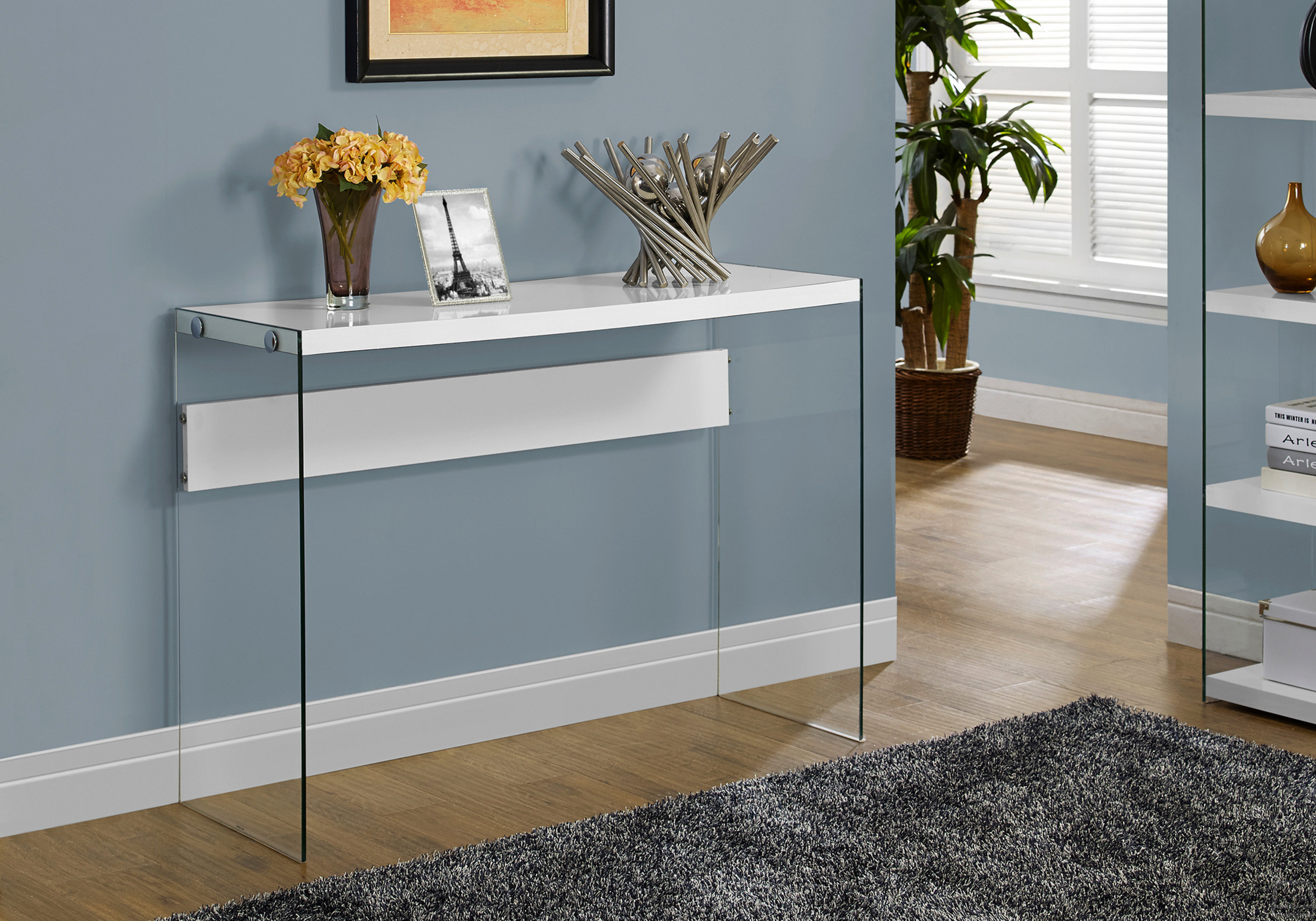 Wrought Studio Table d'appoint, console, vestibule, étroit, canapé ...