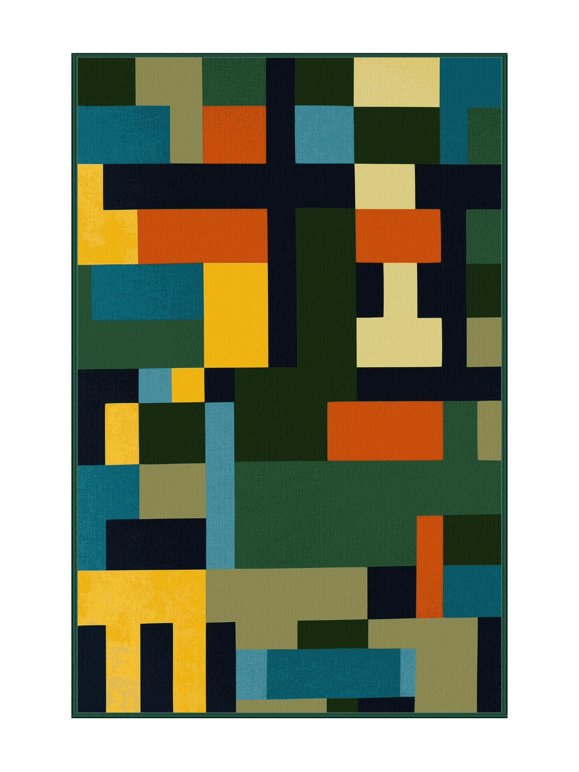Ebern Designs Pixelized Peaks Rug | Wayfair