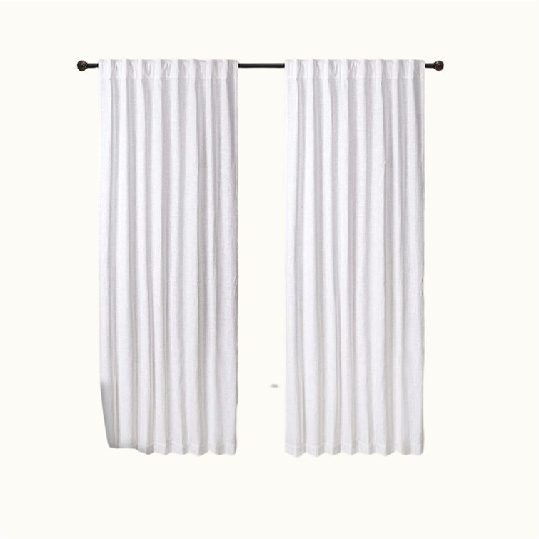 Gracie Oaks Markavius Fabric Curtain Pair | Wayfair