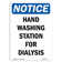 SignMission Hand Washing Station for Dialysis Sign | Wayfair