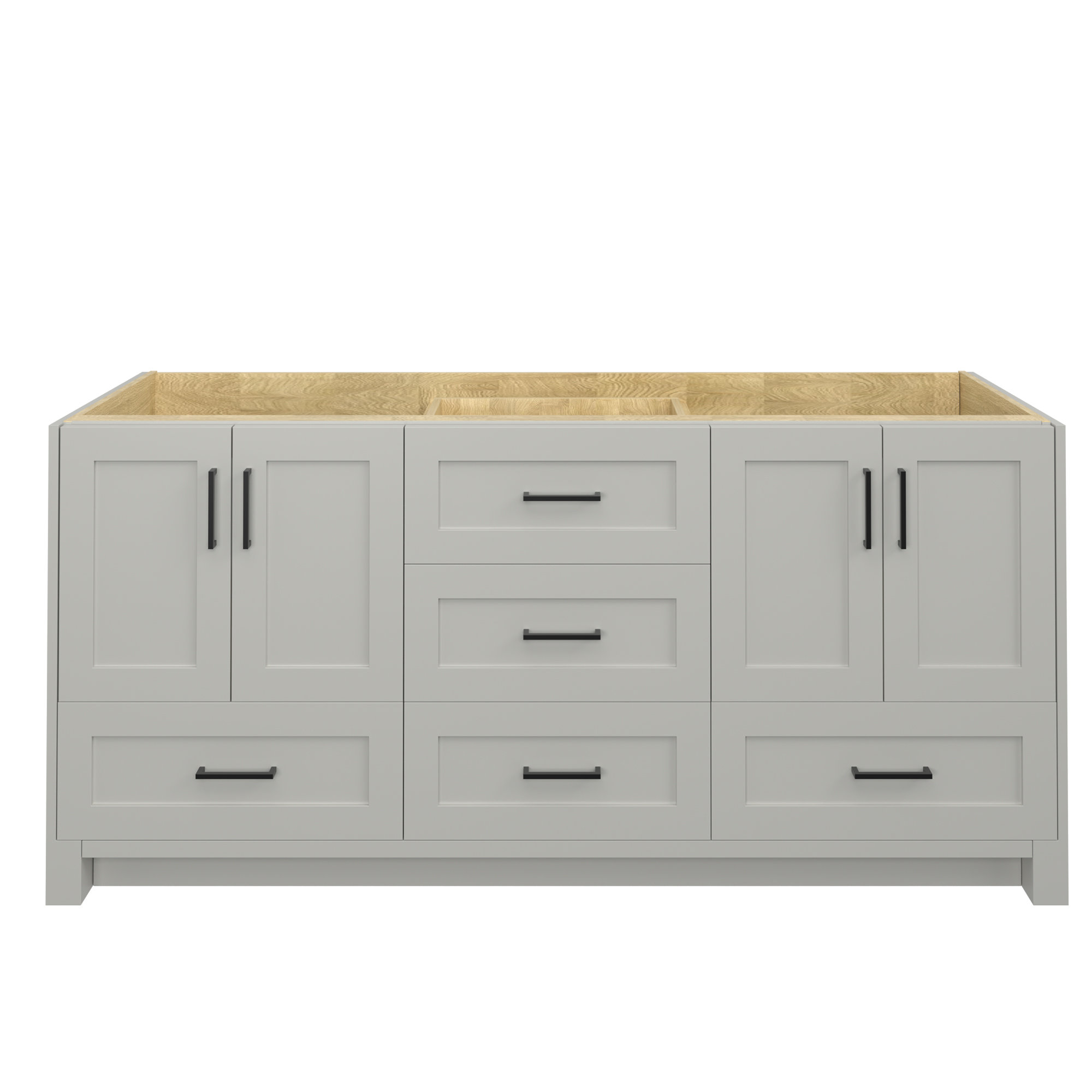 GETPRO 72'' Freestanding Bath Vanity Base Solid Wood Stand Alone ...