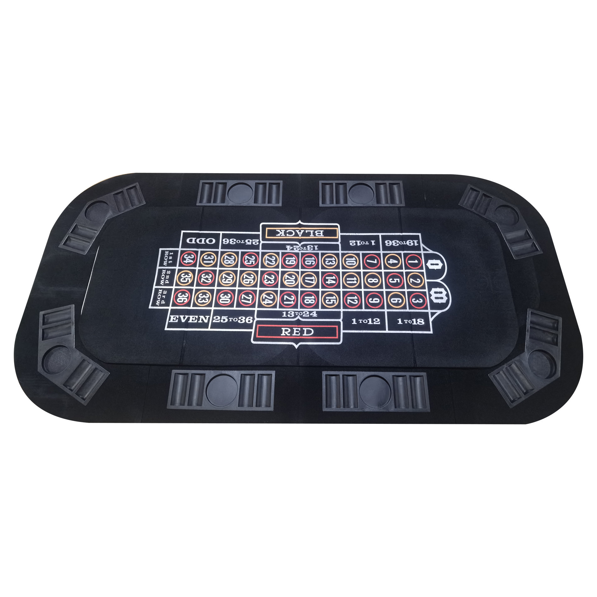 INO Design 63'' Foldable Poker Table for Casino Game | Wayfair