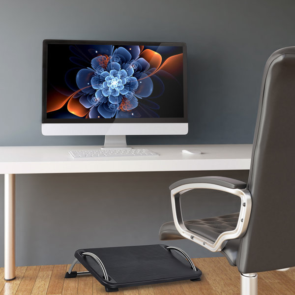 Mount-It! Tilting Footrest Under Desk | Adjustable Office Footrest ...