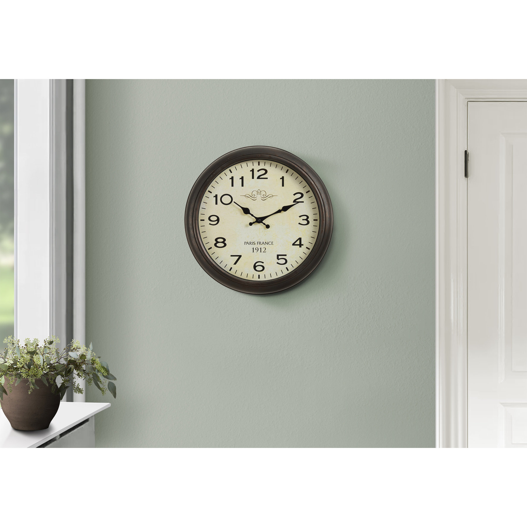 Winston Porter Round Clocks, Wall Clock, Transitional | Wayfair