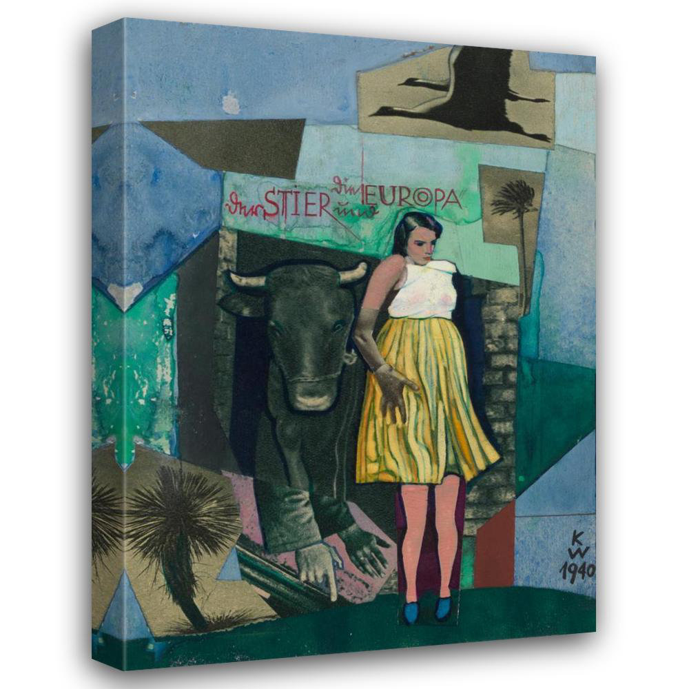 Astoria Grand "The Bull and the Europe" by Karl Wiener - Gallery Wrap ...