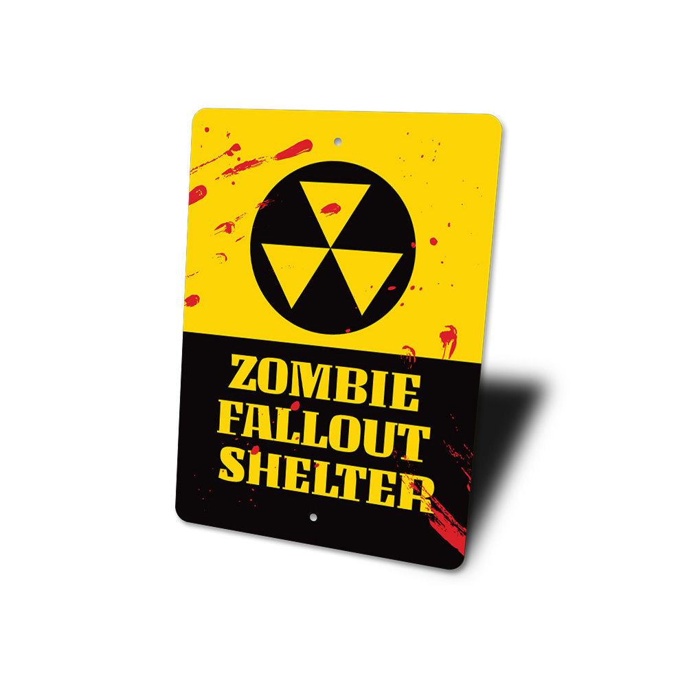 Lizton Sign Shop, Inc Zombie Fallout Shelter Aluminum Sign | Wayfair