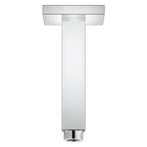 GROHE Eurocube® Alpine White Rectangular Wall Mount Bathroom Sink with ...