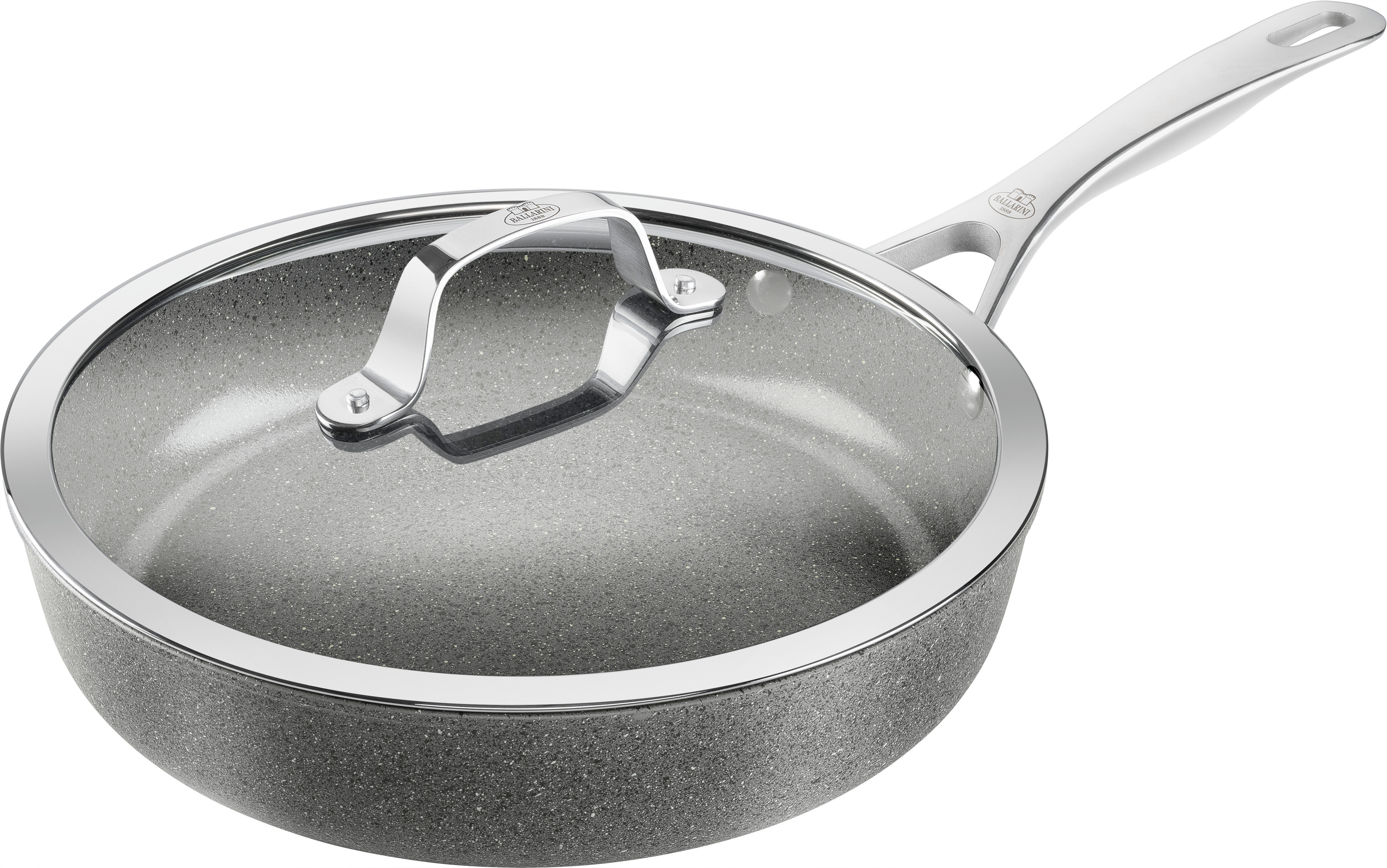 Ballarini Salina Ceramic, Saute pan with lid, 28 cm , round, aluminium ...