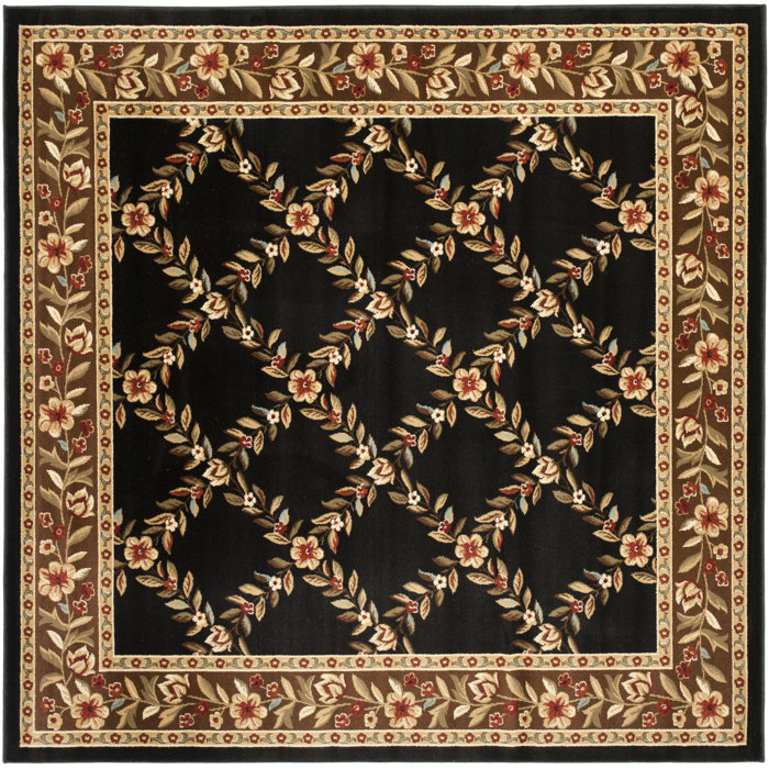 Fleur De Lis Living Frankie Performance Floral Rug & Reviews | Wayfair
