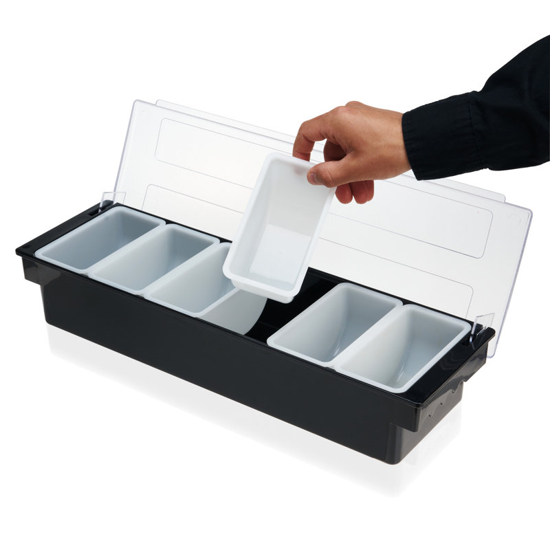 True Garnish Caddy 6-Compartment Bar Tray & Reviews | Wayfair