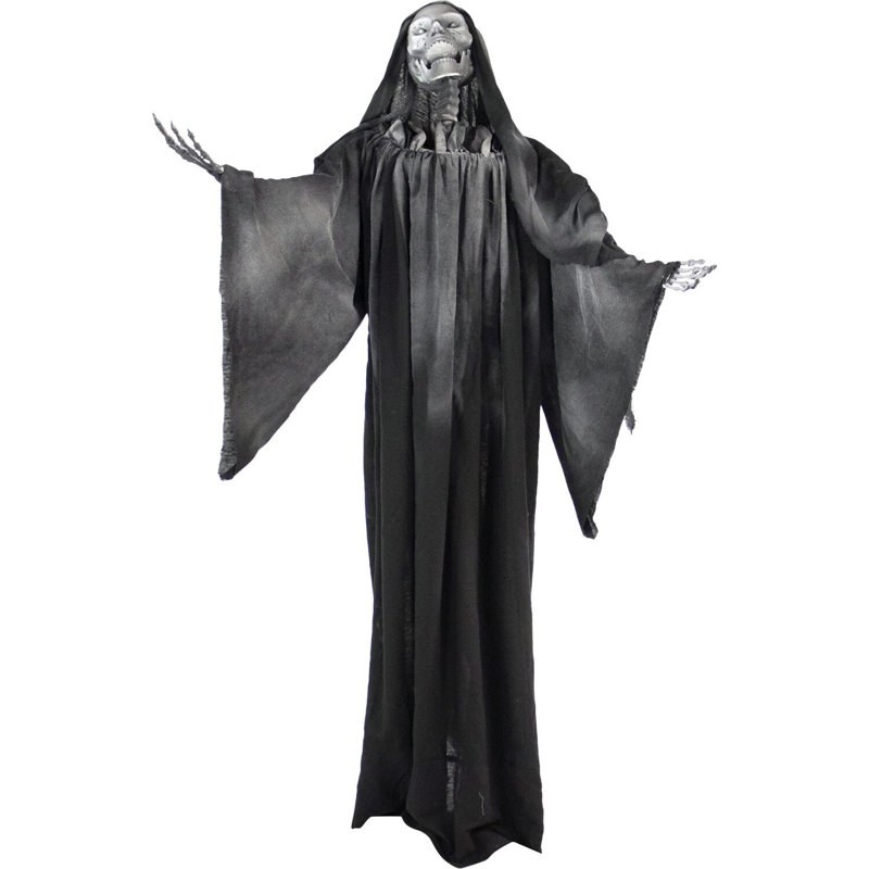 The Holiday Aisle® Life-Size Animated Grim Reaper Prop With And ...