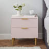 Fjørde & Co Adams 2 Drawer Bedside Table & Reviews | Wayfair.co.uk