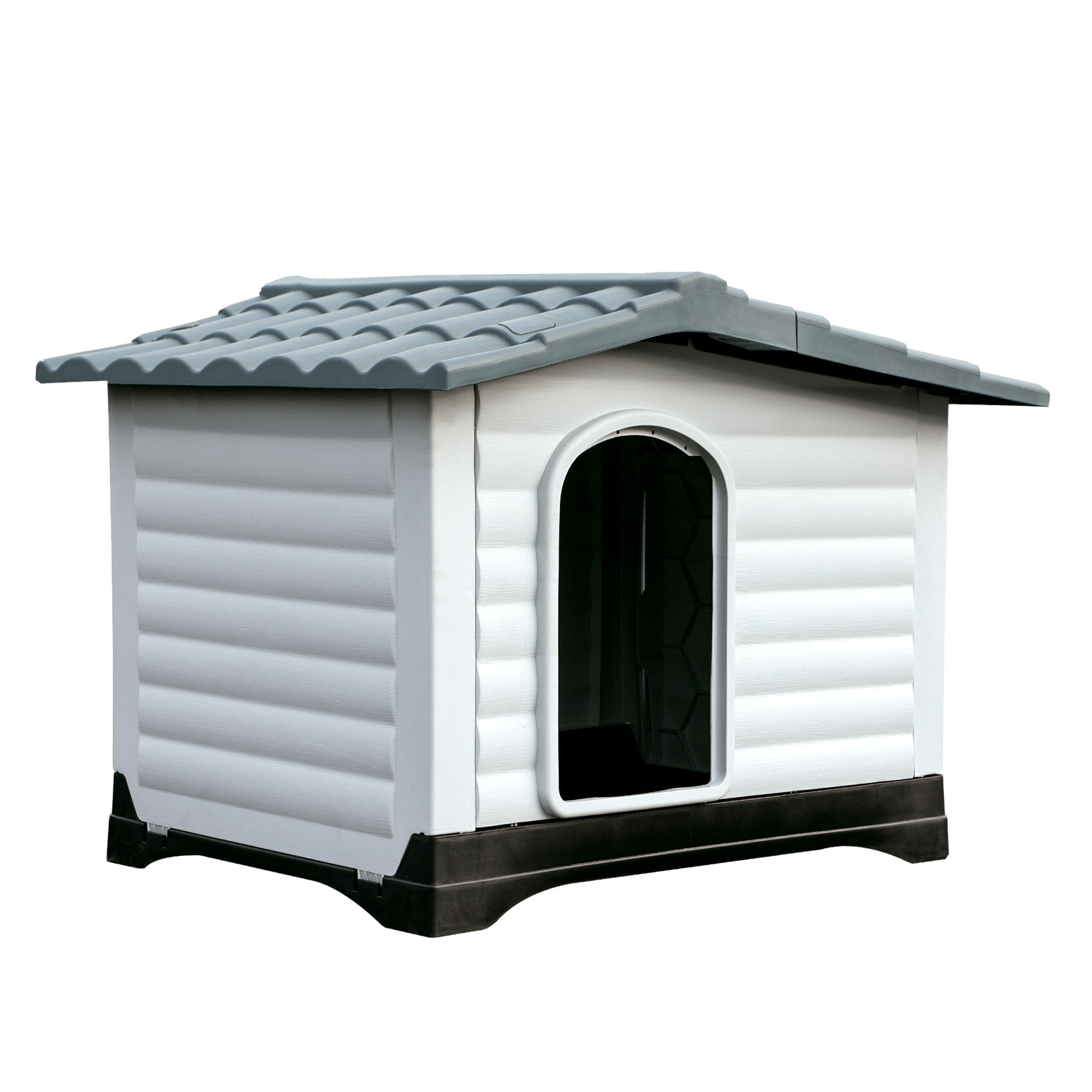 Tucker Murphy Pet™ Double-Door Plastic Dog House with Non-Slip Mat ...