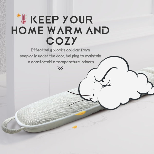 Wowmax 36" Door Draft Stopper Under Door Draft Blocker Weather ...
