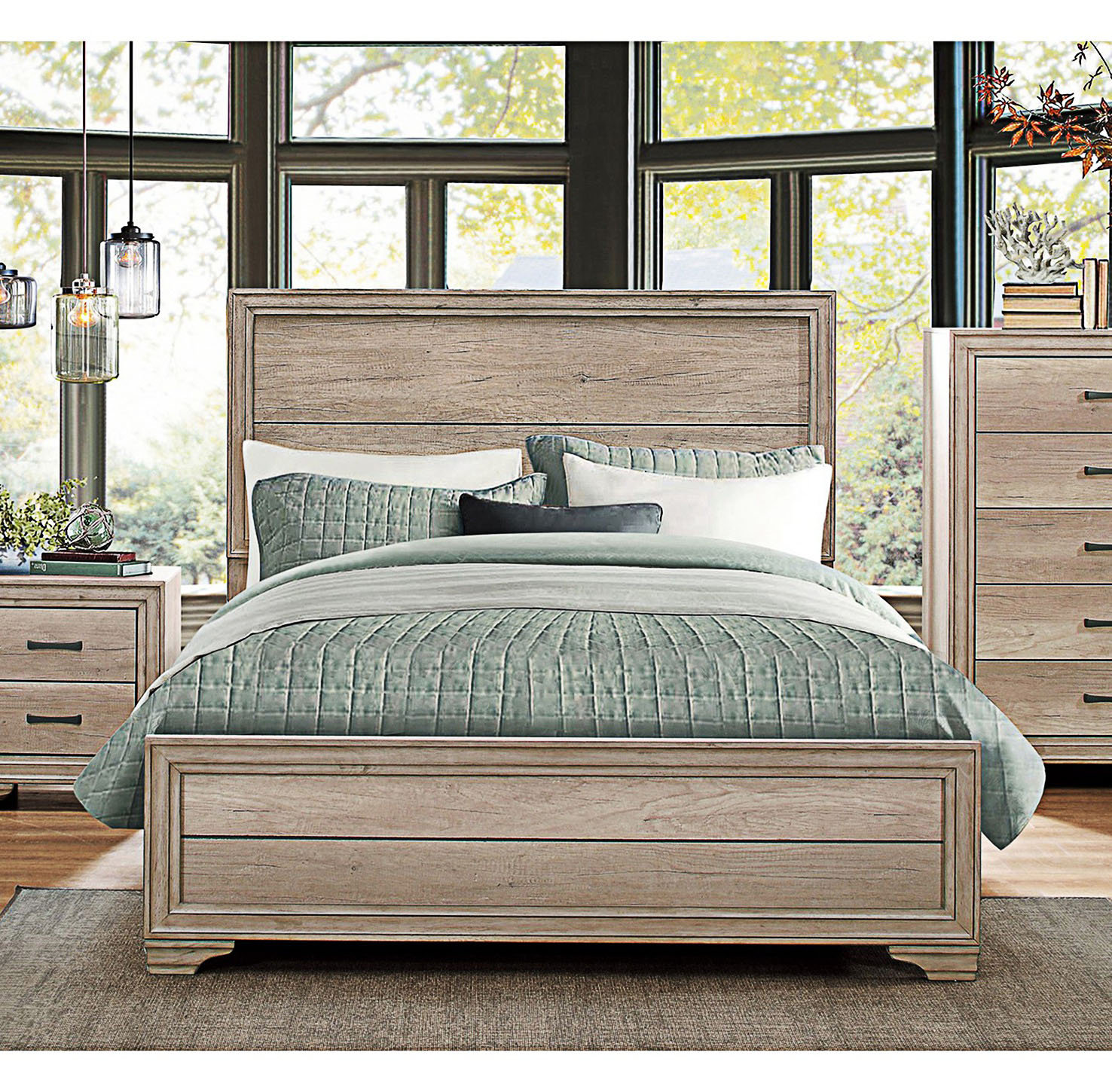 Union Rustic Modern & Contemporary Look Queen Bed | Wayfair