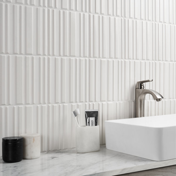Bond Tile Newcastle 7.87" x 15.74" Ceramic Patterned Tile | Wayfair