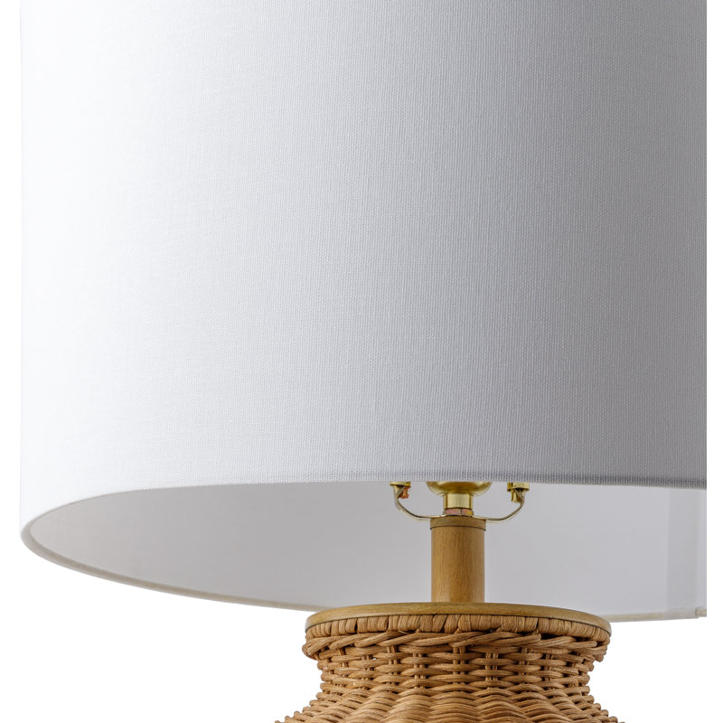 Beachcrest Home™ Bocanegra Rattan Table Lamp & Reviews | Wayfair