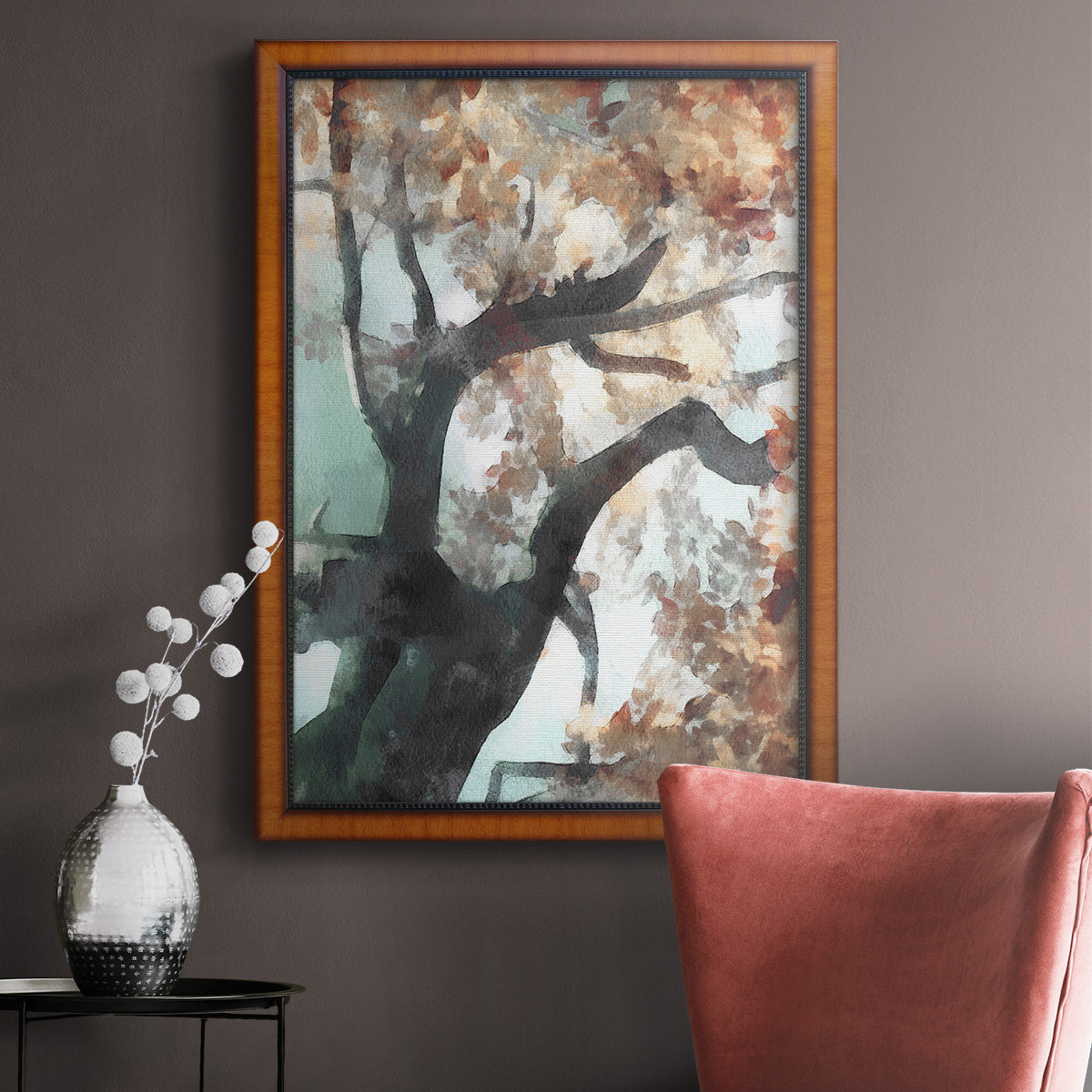 Red Barrel Studio® Fall Tree I Premium Framed Canvas - Ready To Hang ...