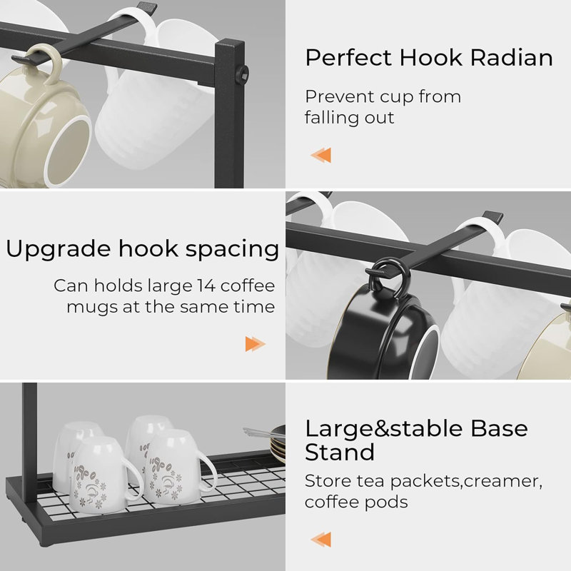 Rebrilliant Metzer Mug Tree | Wayfair