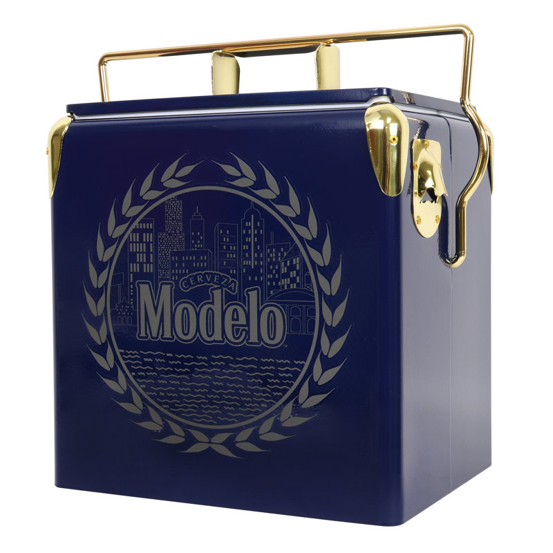 Koolatron Modelo Retro Ice Chest Cooler with Bottle Opener 13L (14 qt ...