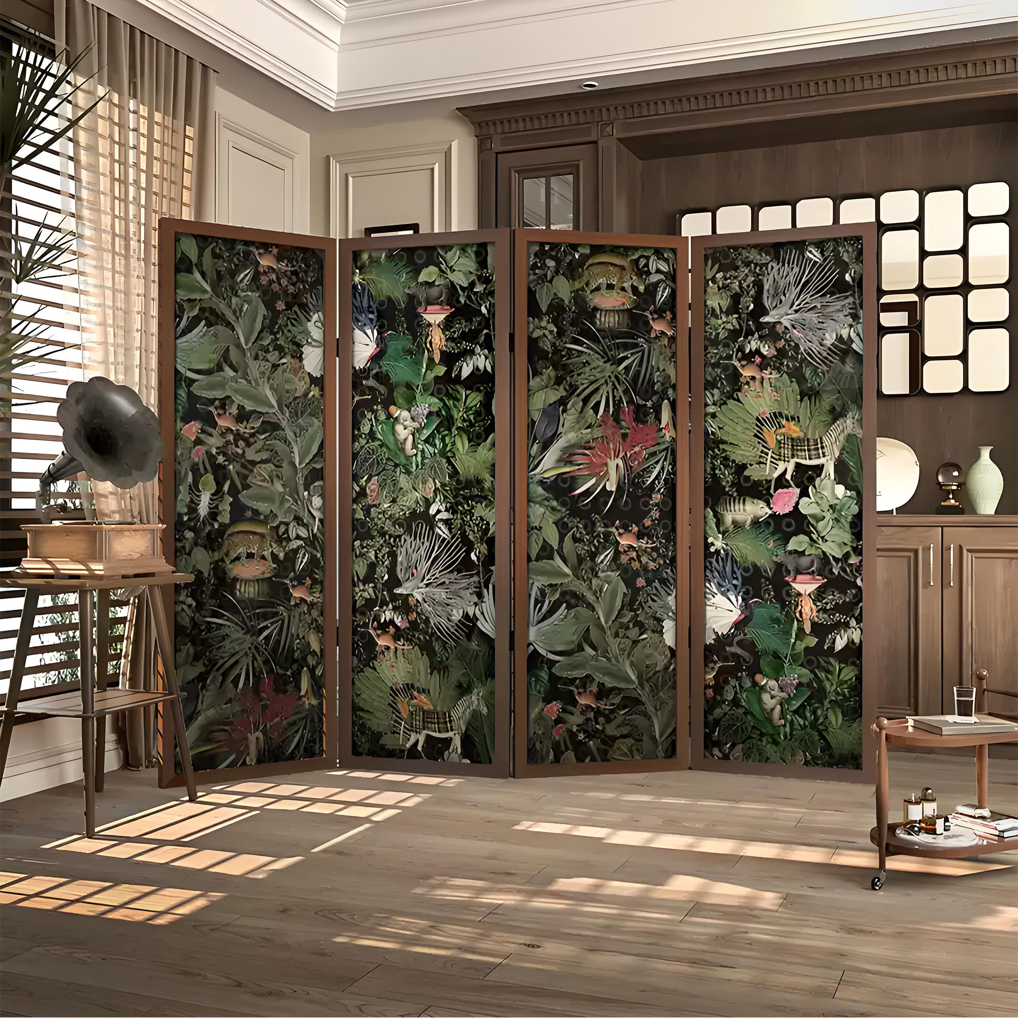 Bayou Breeze Tropical Rainforest Divider | Wayfair