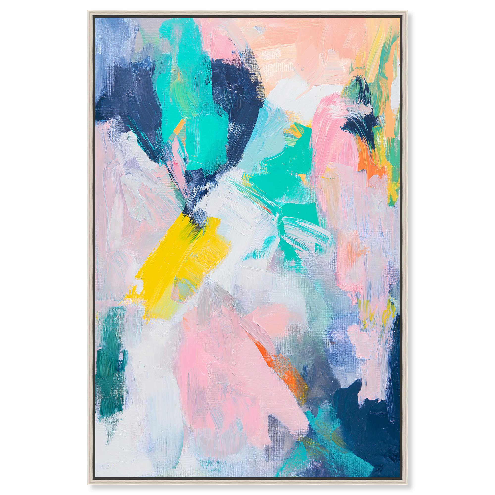 Art Remedy Featherlight Colors I Canvas Modern Color Abstract by Art ...