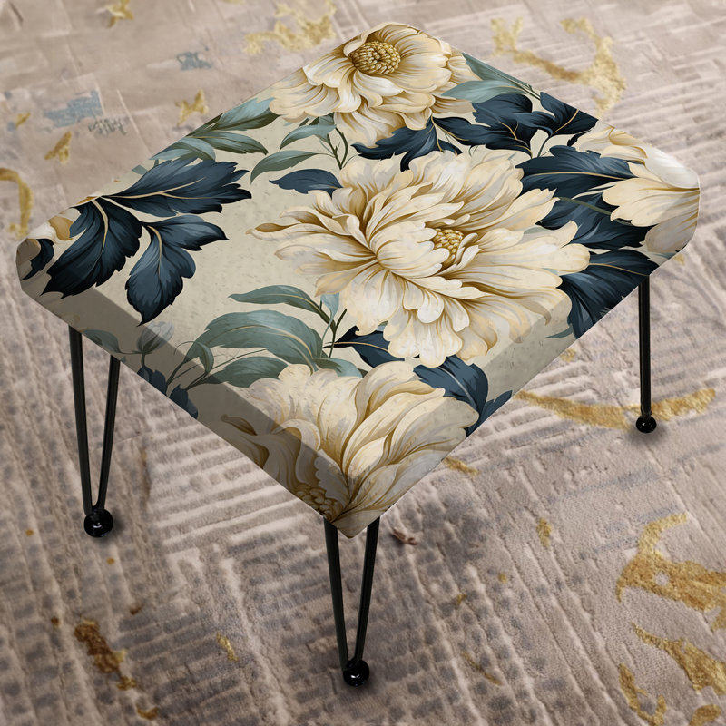 Design Art Contemporary Motifs Victorian Pattern I - Floral Rectangle ...