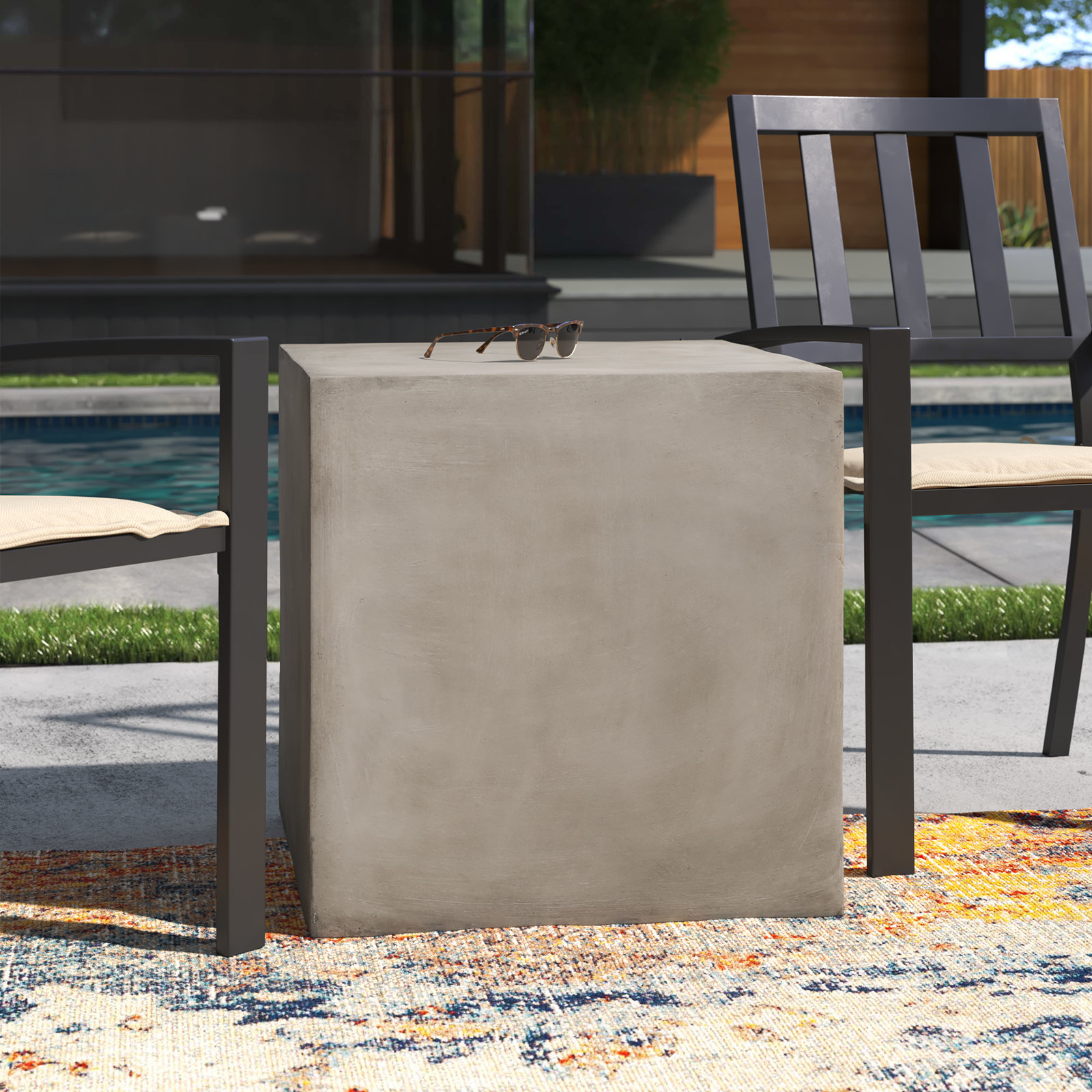 Trent Austin Design Alphonse Concrete Side Table & Reviews - Wayfair Canada