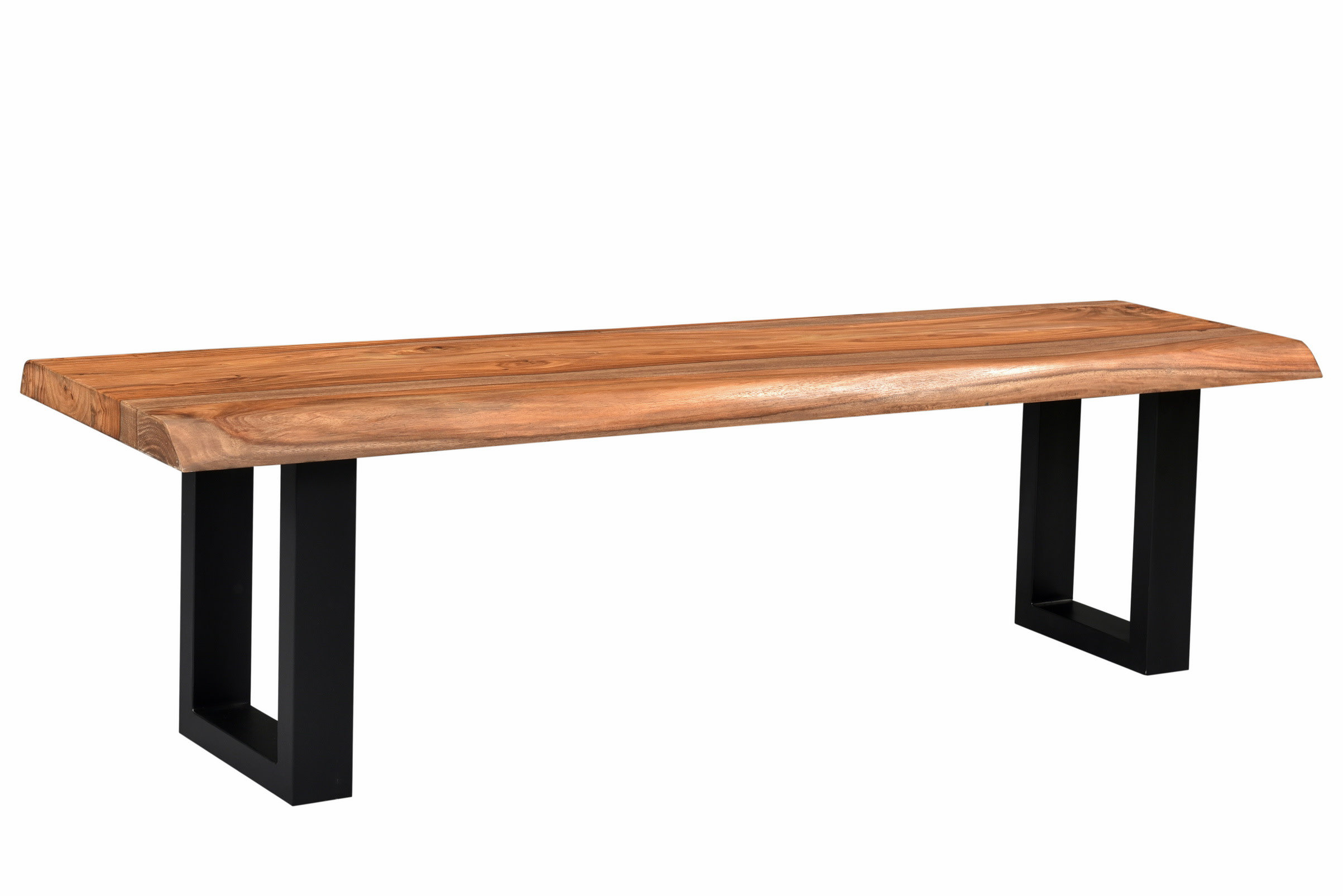 Hokku Designs Sheesham Wood Brown Home Bench With Natural Wood Grain ...