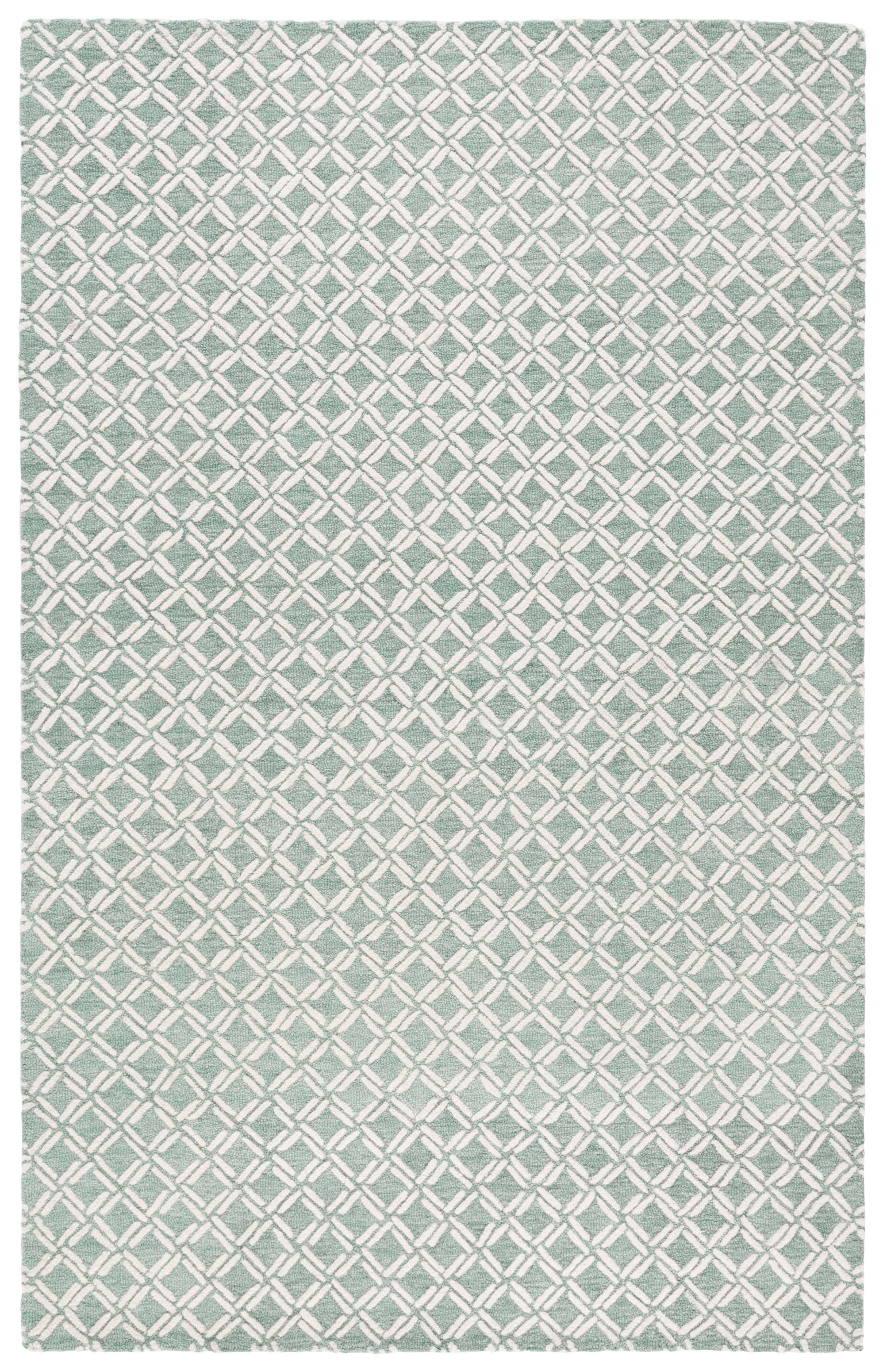 Safavieh Genre 350 Hand Tufted 80% Wool; 20% Cotton Geometric Rug | Wayfair