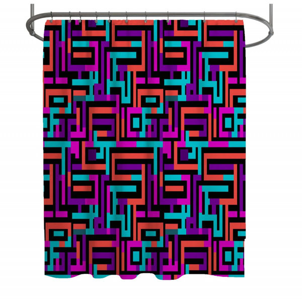 Bless international Greek Shower Curtain -modern Bathroom Decor ...