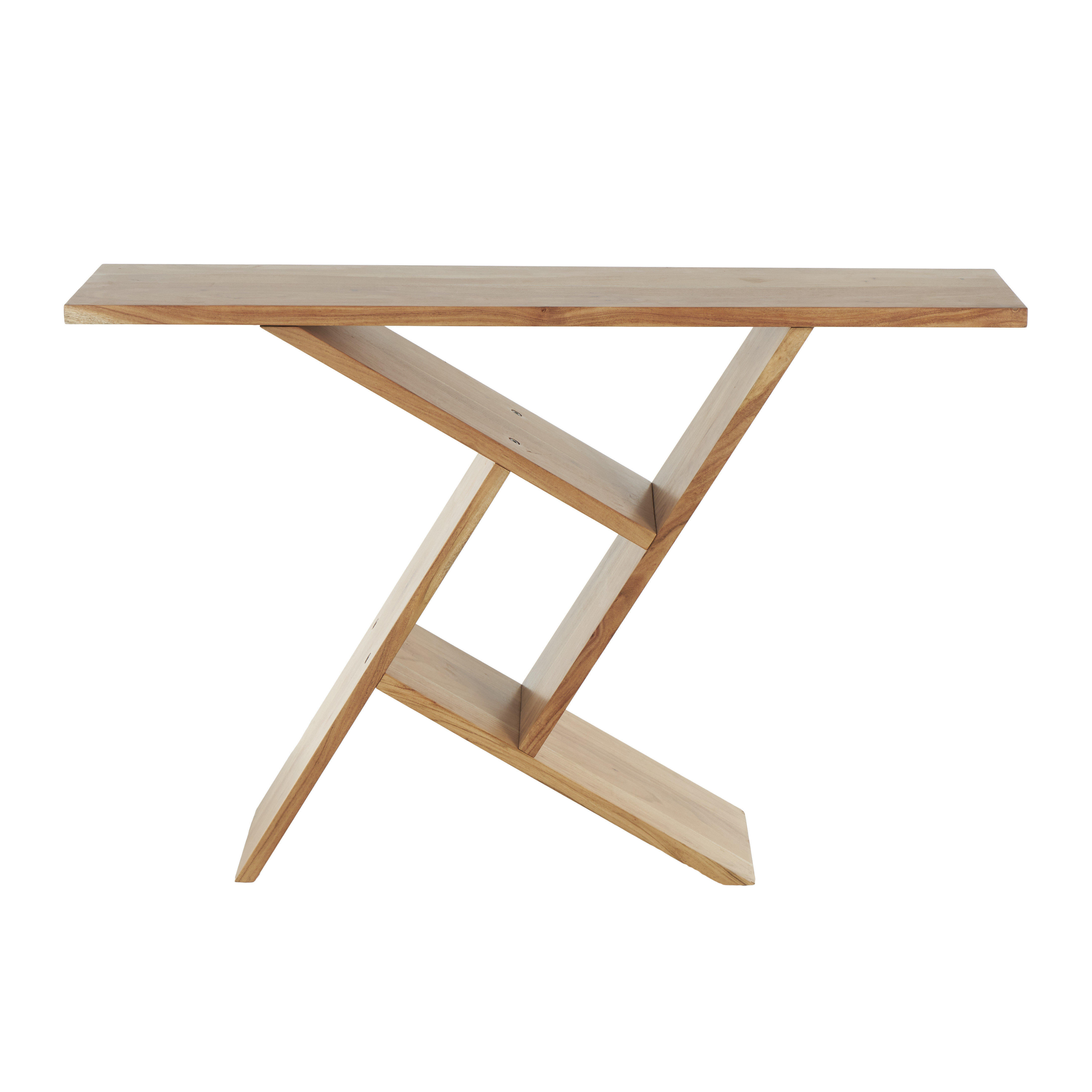 Loon Peak® Cole And Grey Wood Rectangle Console Table With Geometric ...