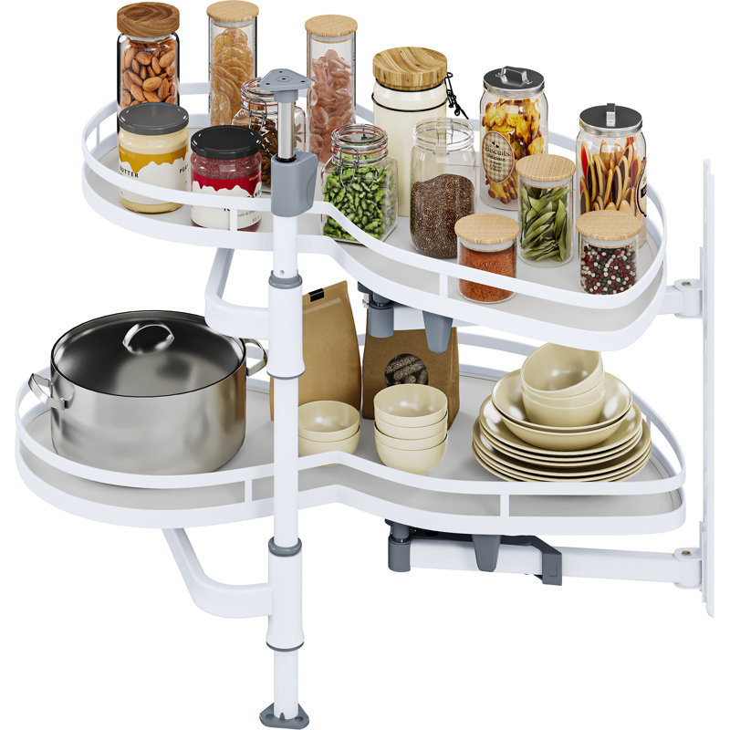Rebrilliant Swing Right Blind Corner Kitchen Cabinet Pull Out Organizer ...