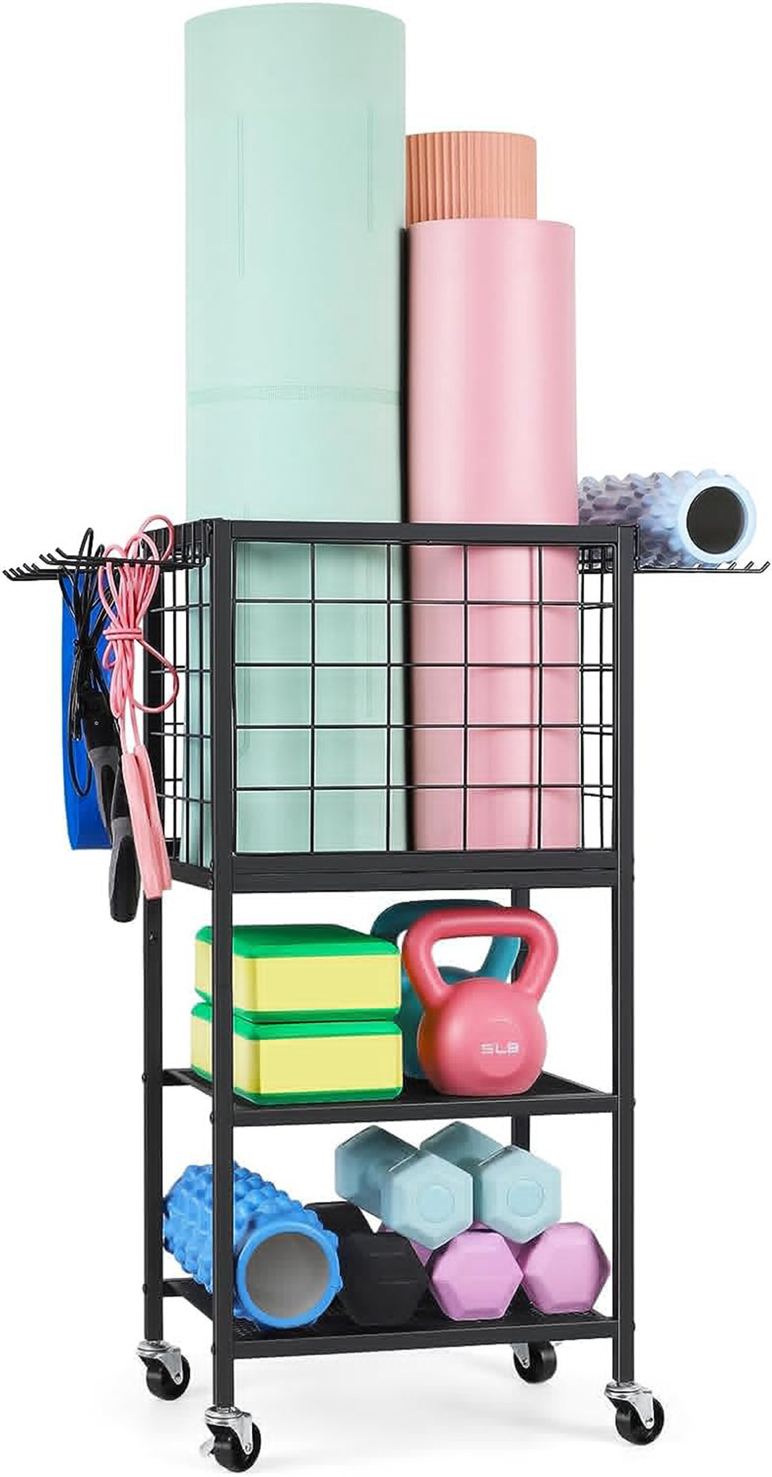 Arlmont & Co. Nycolas Metal Free-standing Multi-Use Sports Rack ...