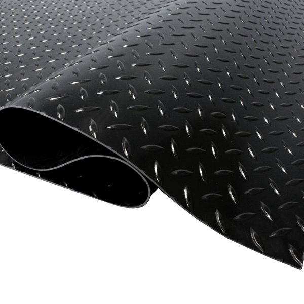 FlooringInc NitoRoll2 Standard Grade Diamond Nitro 4 ft. x 4 ft. Garage ...