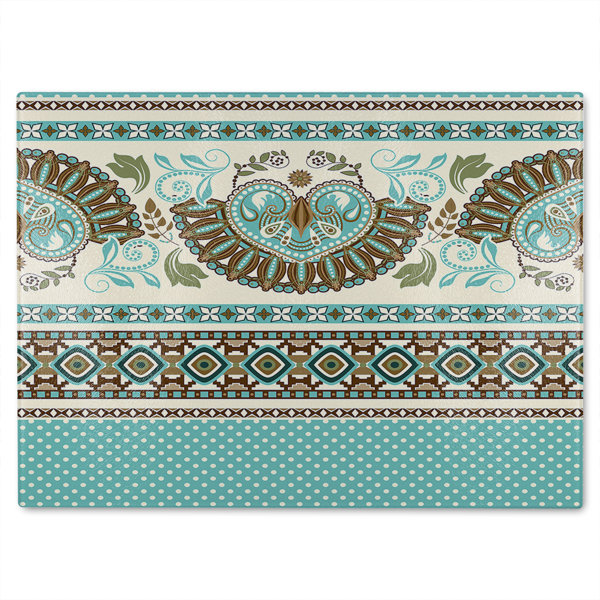 Andrew Lee Egyptian Greek Roman Style Glass Chopping Board | Wayfair.co.uk